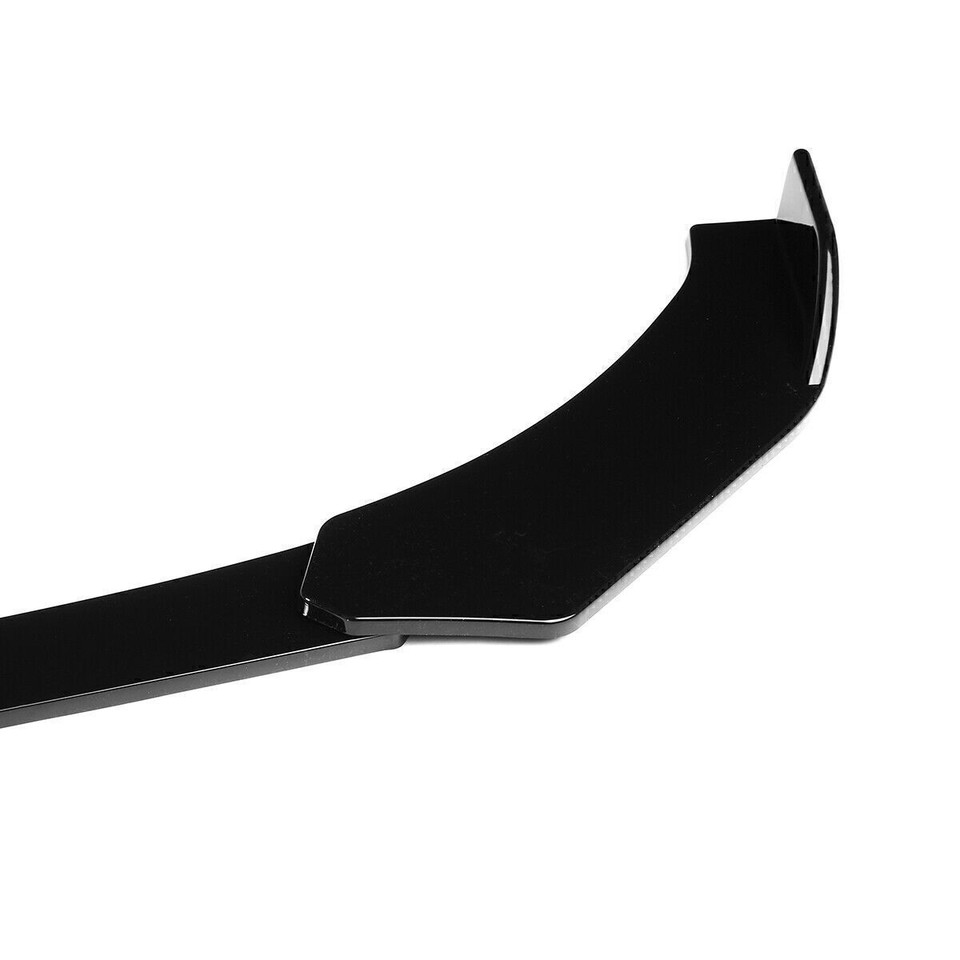 Glossy Black Front Bumper Lip Splitter Spoiler Body Kit For Ford ...