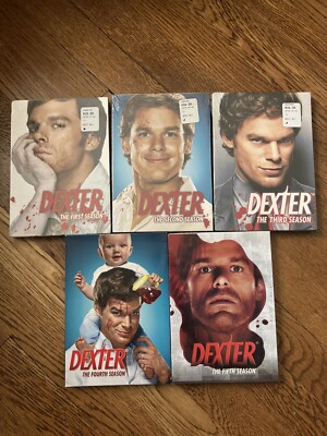 Dexter DVD Series Seasons 1 - 5 (1,2&3 BRAND NEW) 4 & 5 like new | eBay