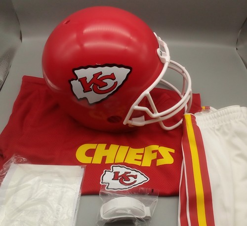 Kansas City Chiefs Kids NFL 5pc Deluxe Football Uniform Set, Small | eBay