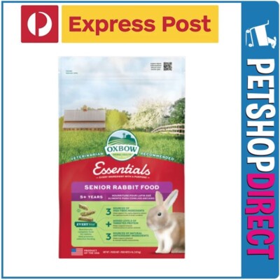 Oxbow Essentials Senior Rabbit Food 1.8kg EXPRESS POST | eBay