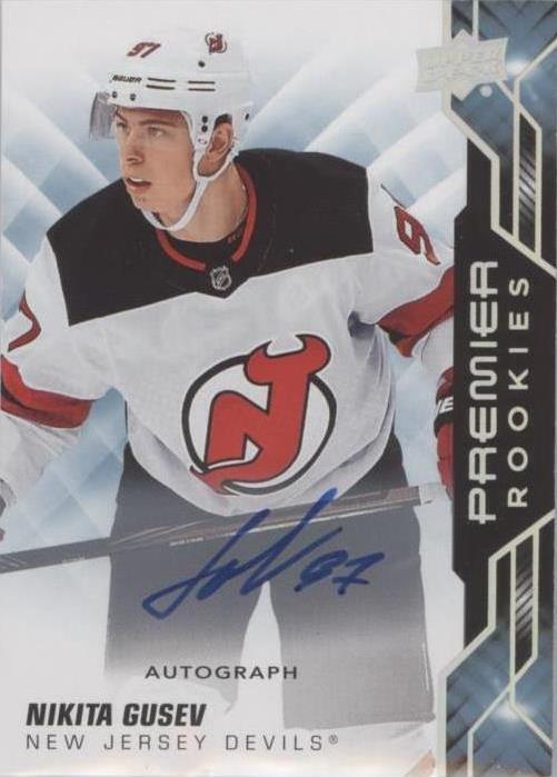 2019-20 Upper Deck Premier - Rookies Nikita Gusev #51 Silver Spectrum ...