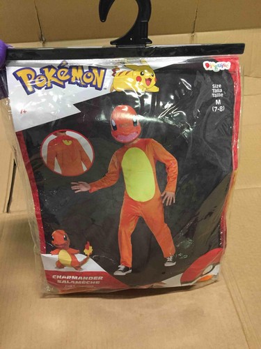 Charmander Classic Pokemon Nintendo Game Fancy Dress Up Halloween Child ...