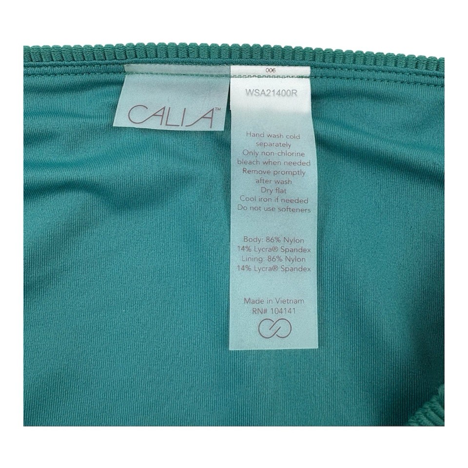 CALIA by Carrie Underwood Bikini Ribbed Swim Bottom Women’s Medium Emerald Green | eBay