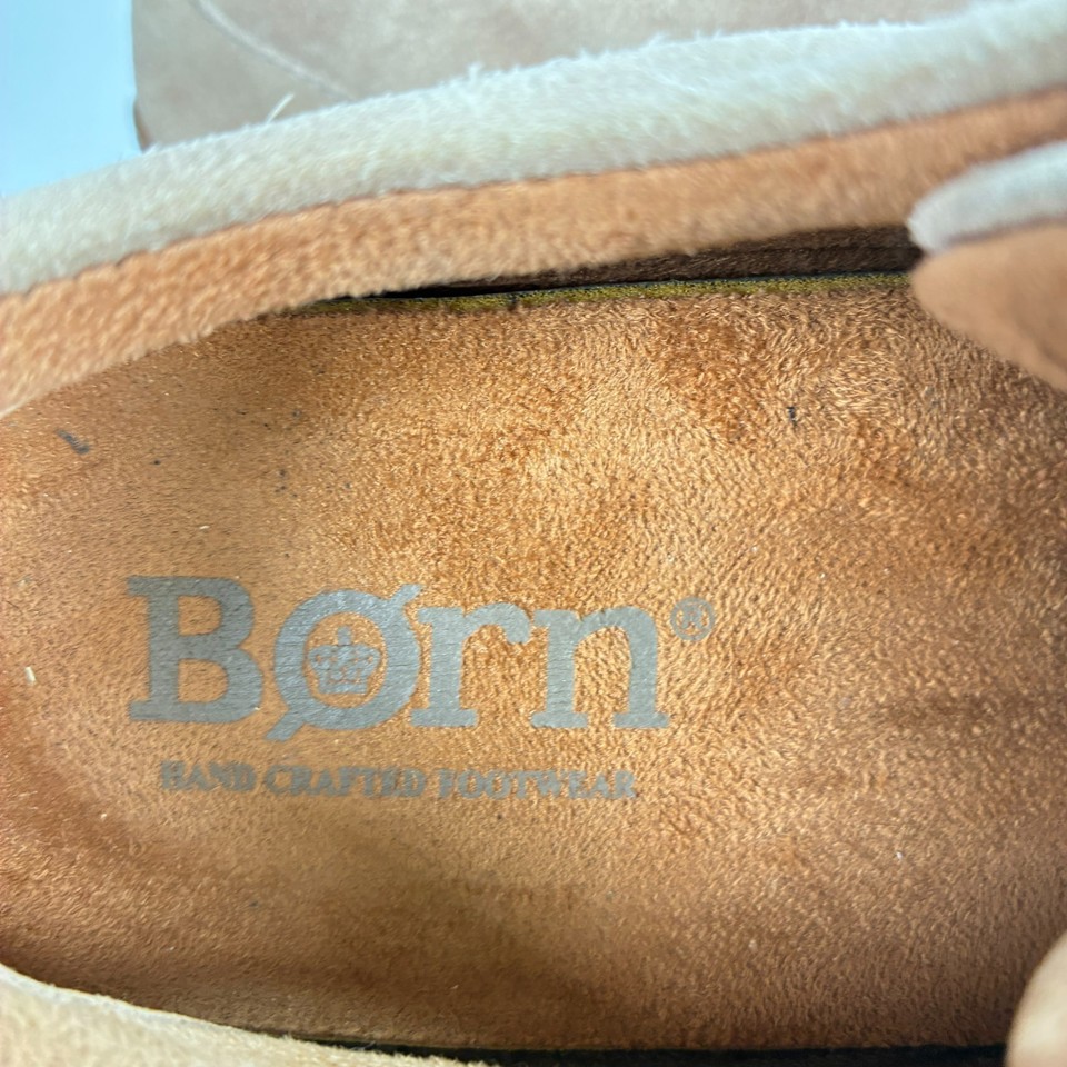 Born Lynn Sneakers Taupe Suede Leather Casual Comfort Shoes Women’s ...