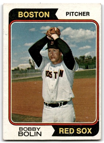 1974 Topps #427 Bobby Bolin Boston Red Sox | eBay