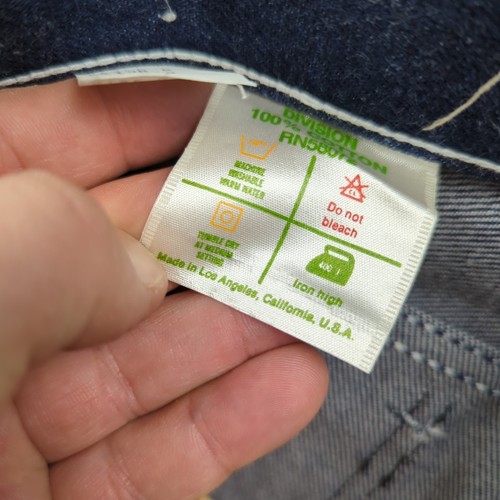 Vintage HASH Jeans Womens 31 Blue Deadstock Wide Flare Made in USA ...