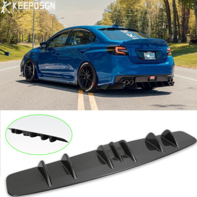 For 2015-2021 SUBARU WRX / STI Carbon Fiber Rear Lip Bumper Diffuser ...