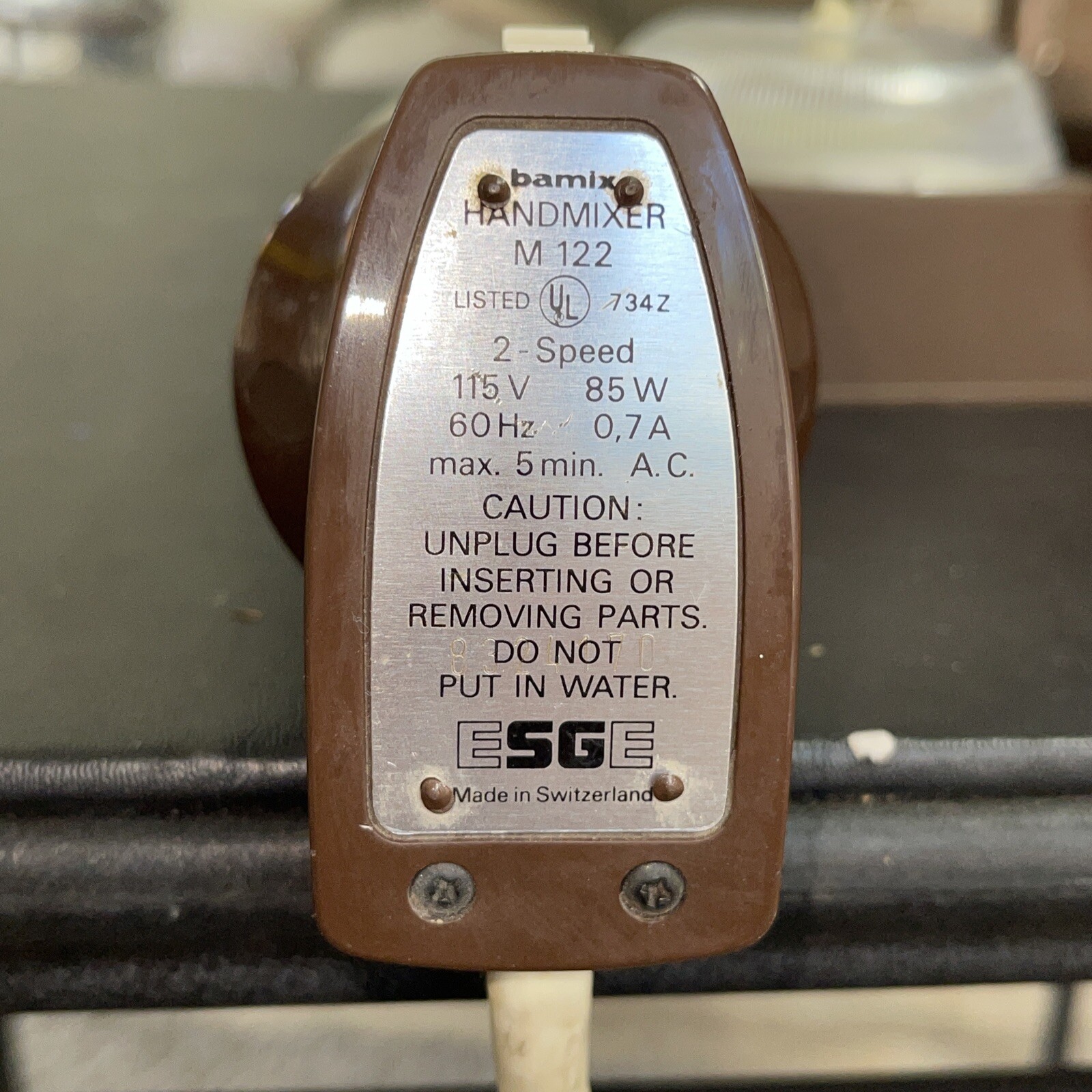 All-Purpose Hand Immersion Blender Wand Mixer by BAMIX M-122 2 Speed ...