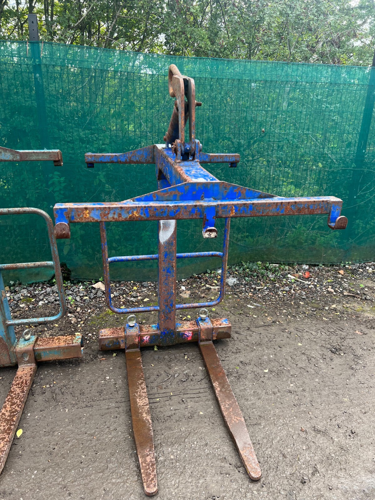 2000kg Conquip Pallet Forks £550+vat Lifting Attachment Crane Digger ...