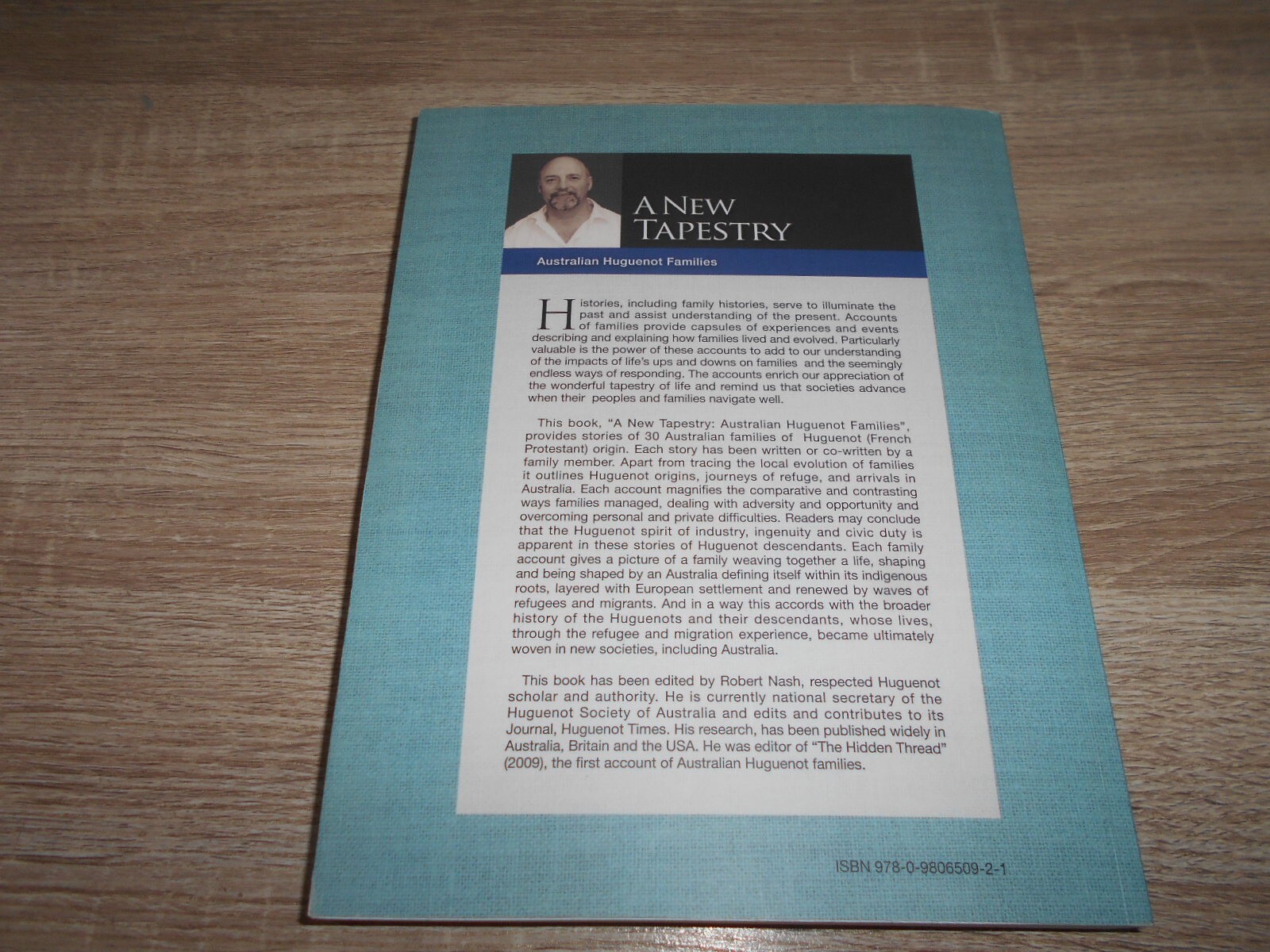 A New Tapestry: Australian Huguenot Families. Robert Nash. SIGNED COPY ...