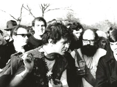 BEAT POETS GREGORY CORSO ALLEN GINSBERG NYC 1967 BEAT WRITERS PHOTO ...