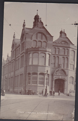Postcard - Free Library, Stourbridge - Real Photo c1915 | eBay