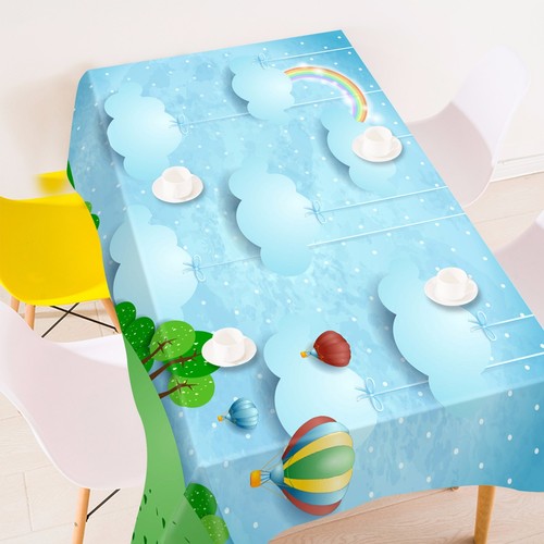 3D Clouds Tablecloth Table Cover Cloth Birthday Party AJ WALLPAPER UK ...