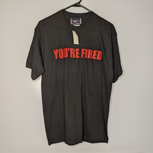 Vintage The Apprentice You're Fired T Shirt NEW Men's M 2004 NBC Trump ...