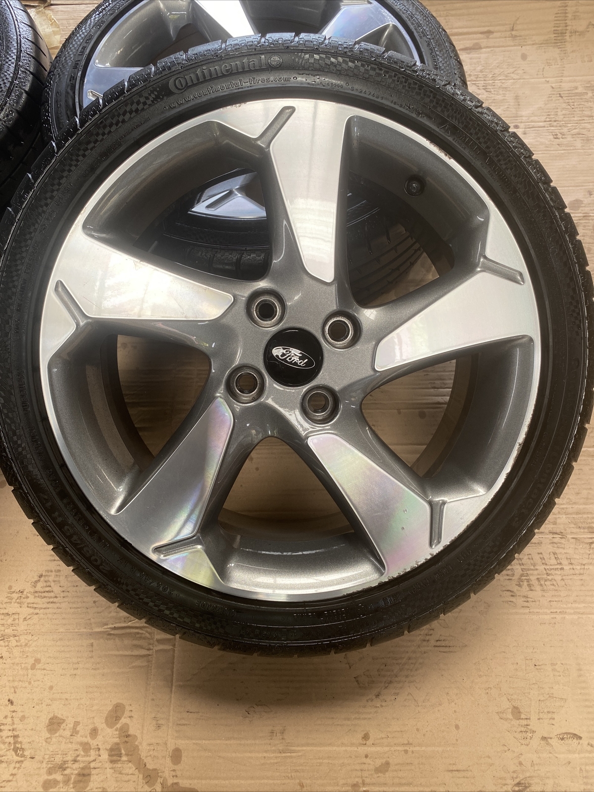 Ford Fiesta Active 18-20 Mk1 17 Inch Alloy Wheels Set Tyres J1BC-1007 ...