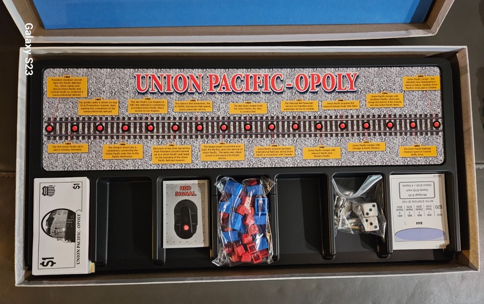 Union Pacific-Opoly Board Game Based on the Union Pacific Railroad and ...