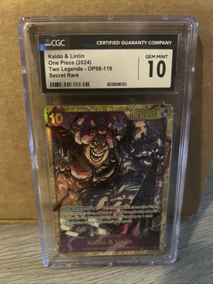 Kaido & Linlin (SEC) OP08-119 - One Piece Two Legends - CGC 10 | eBay