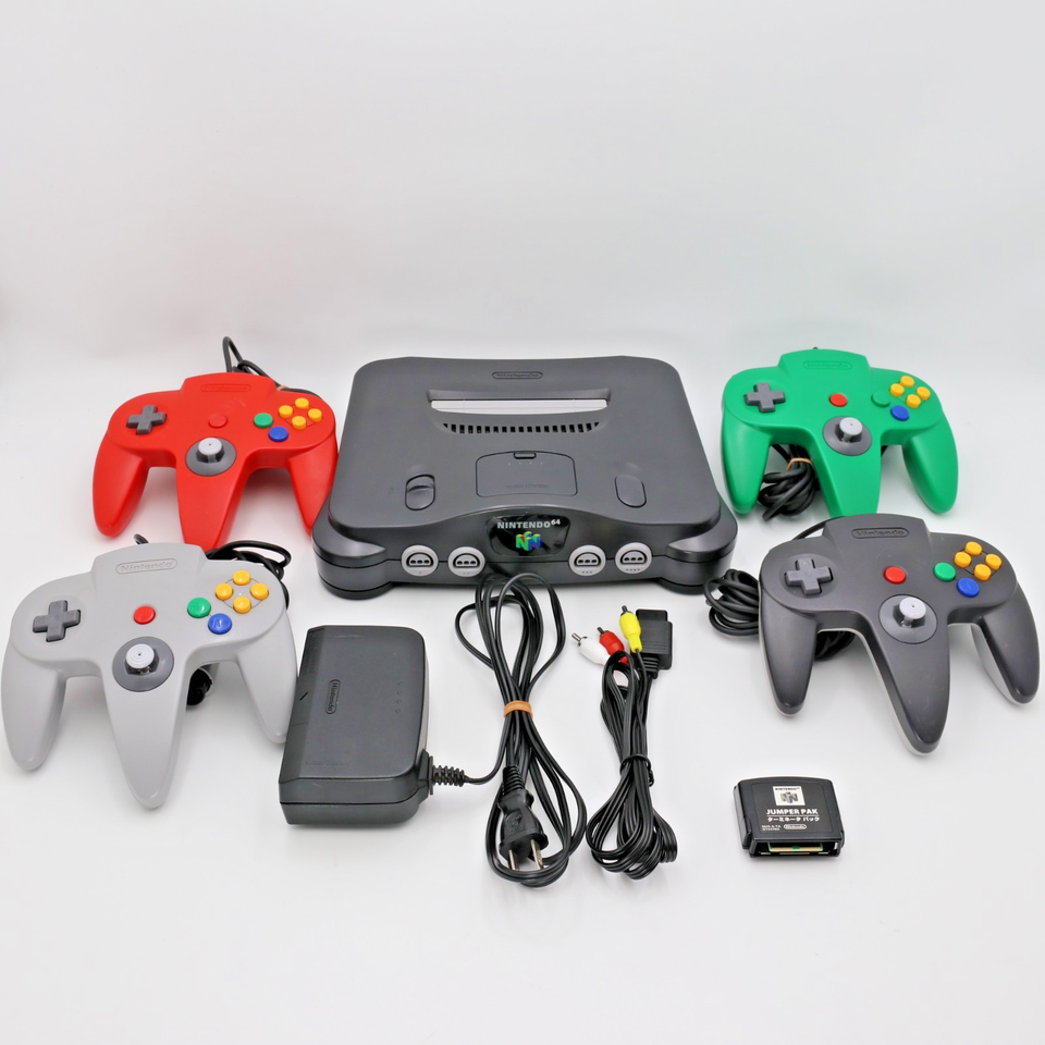 Nintendo 64 N64 Choose Bundole Console 1-4 Controllers Refurbished NTSC ...