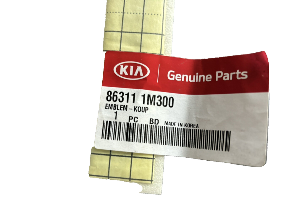 NEW OEM 2009-2013 Kia Forte "Koup" Trunk Lid Emblem 86311-1M300 | eBay