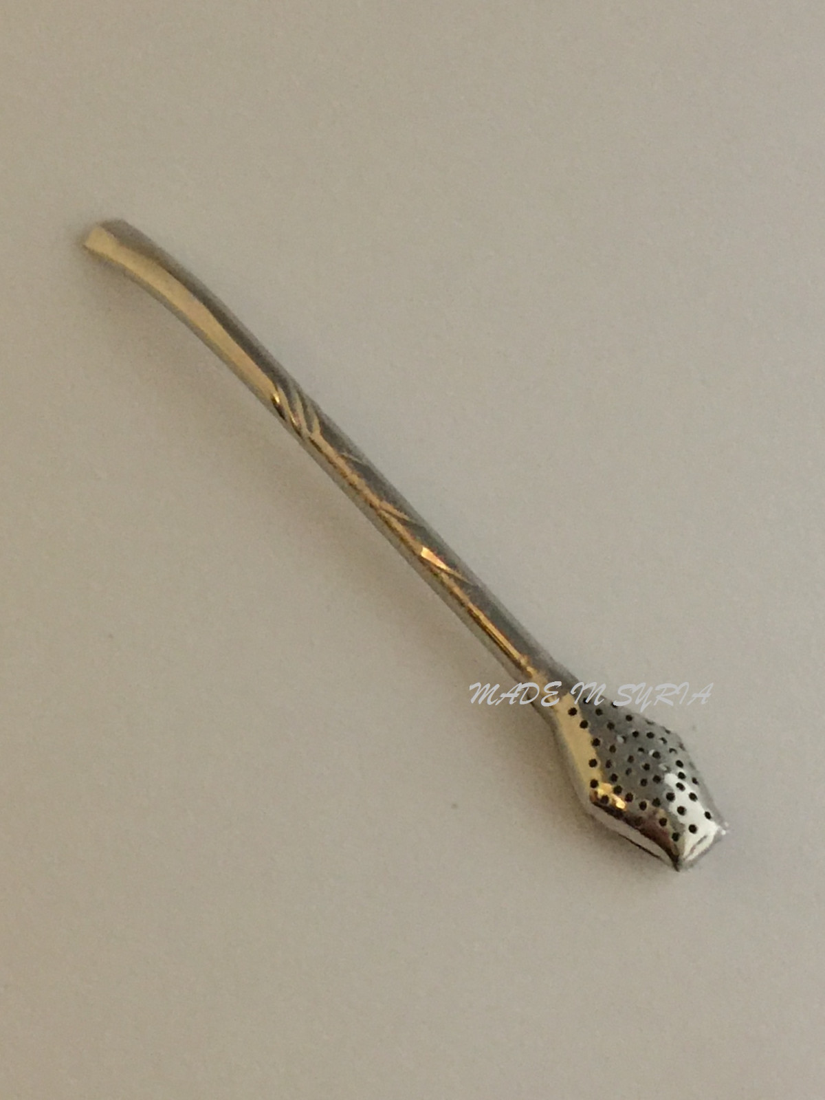 Stainless Steel Bombilla Straw for Mate Paraguay Tea Yerba Bordeaux ...