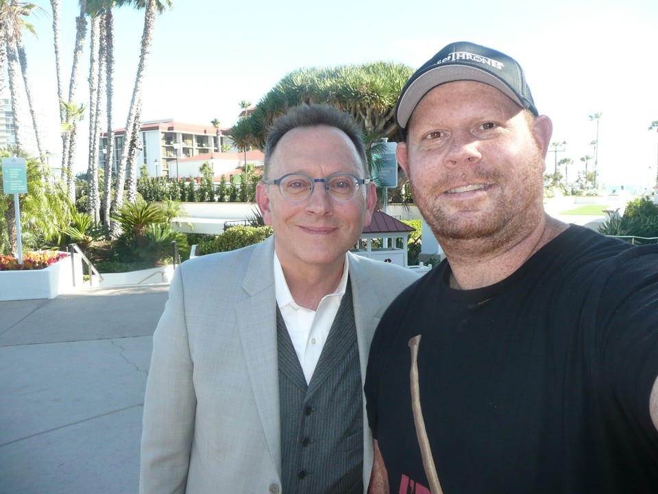 Michael Emerson Lost W/Coa autographed photo signed 8X10 #20 tiny left ...