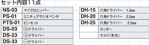 Engineer JAPAN KS-02 Tool Kit needle nose pliers Piers screwdriver ...