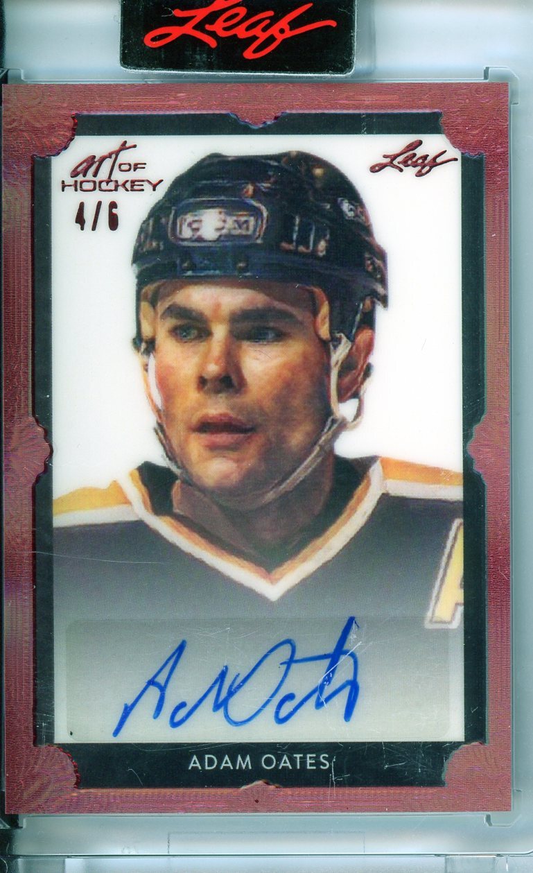 2022 Leaf Art of Hockey Autograph 4/6 Adam Oates | eBay