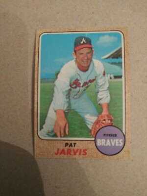 1968 Topps Baseball Pat Jarvis card #134 in vg/ex condition | eBay