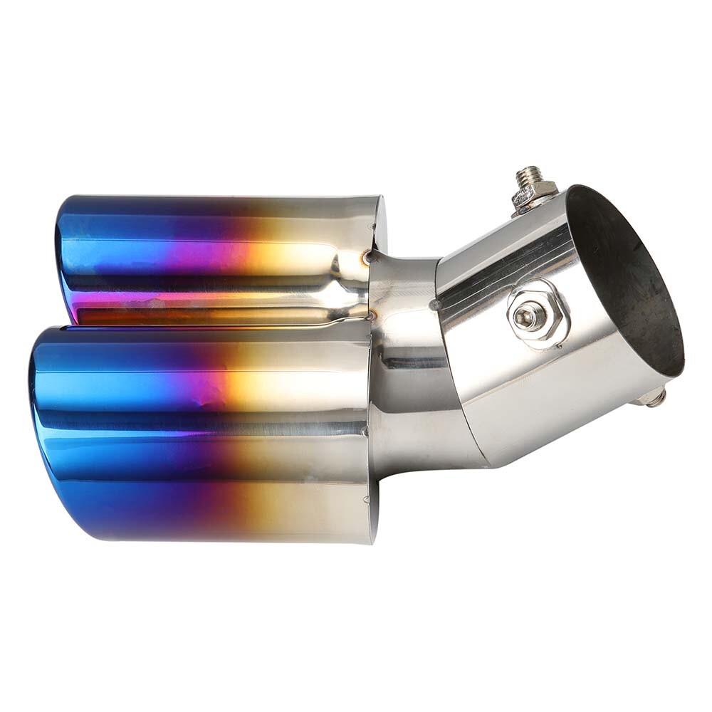 For Ford Mustang Shelby GT350 Curved Rear Exhaust Pipe Tail Muffler ...