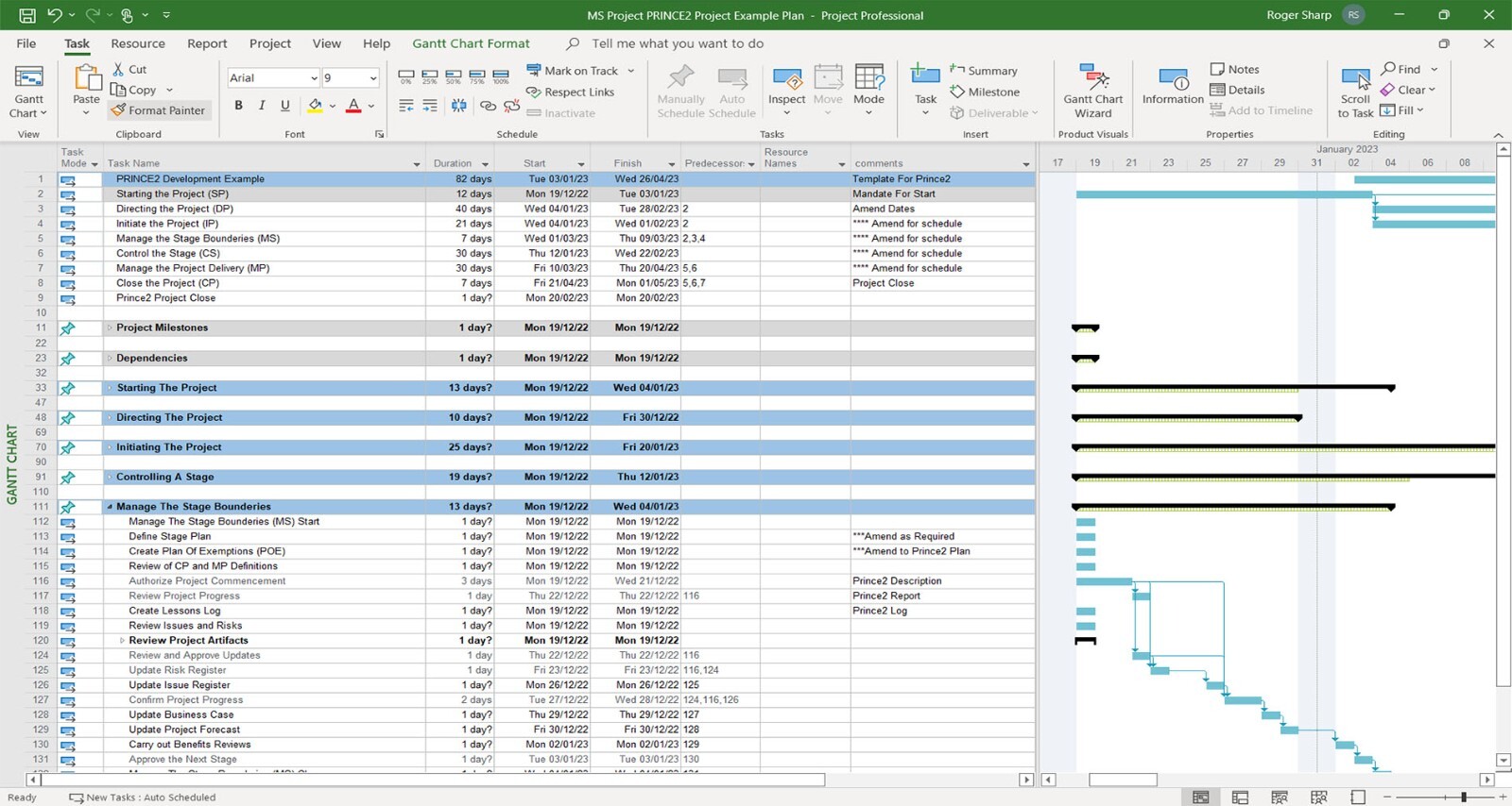 Project Management Templates, Prince2 and Agile Scrum Gantt Charts | eBay