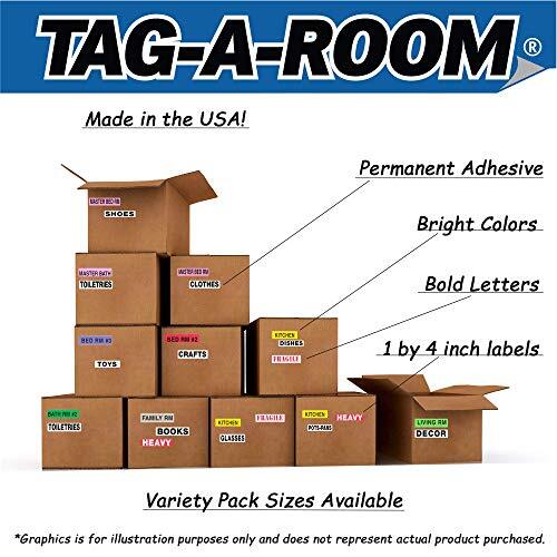 Moving Labels for Boxes Color Coded 800 Count Moving Stickers with ...