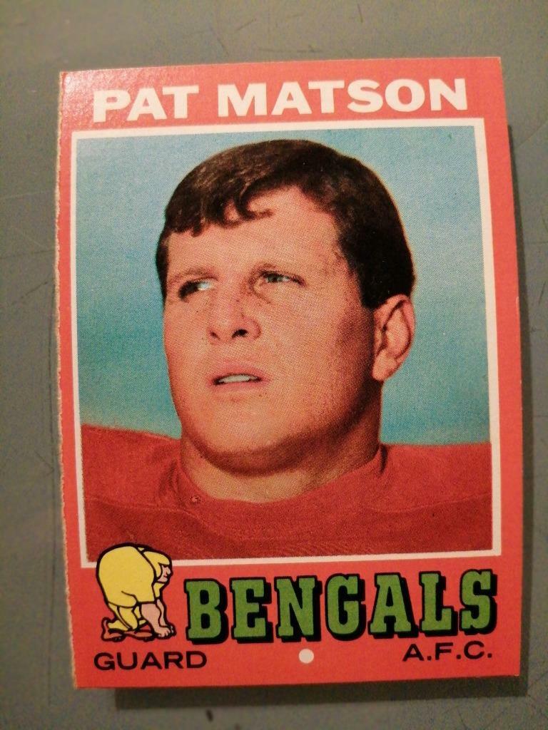 PAT MATSON 1971 Topps #72 Football $1 Flat Rate Shipping J748 | eBay