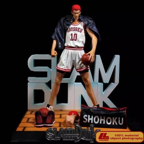 Anime SD Shohoku # 10 Sakuragi Hanamichi White suit Statue Figure TOY ...