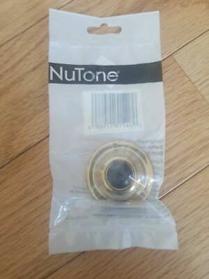 NuTone PB67PB Polished Brass Push Button Doorbell - Classic Style | eBay