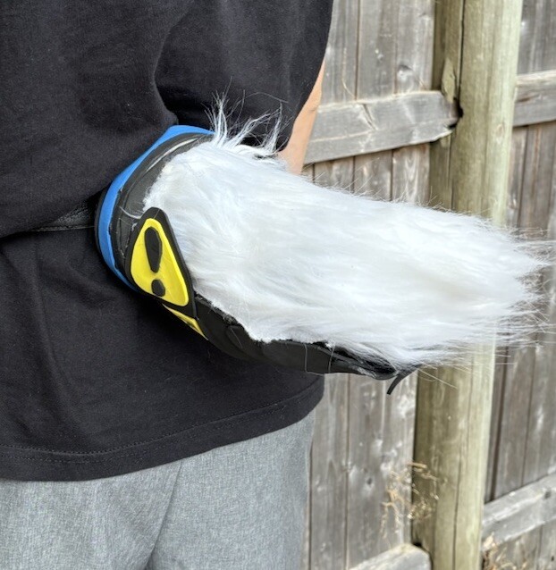 LQ Protogen / mech Animal Small Fur-suit Tail Handmade Furry Cosplay | eBay