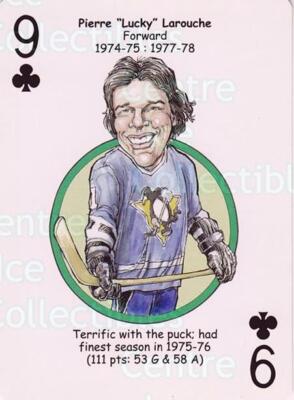 2013 Pittsburgh Penguins Heroes Playing Card #35 Pierre Larouche | eBay