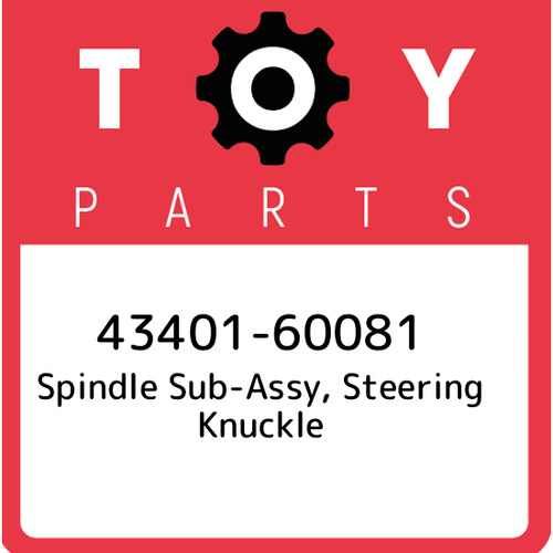 43401-60081 Toyota Spindle sub-assy, steering knuckle 4340160081, New ...