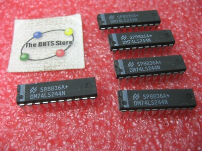 DM74LS244N National Semi TTL Octal Buffer 74LS244 74244 Plastic - NOS ...