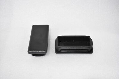MOSS/ESSENTRA COMPONENTS 199195 BLACK RIBBED RECTANGULAR INSERTS (LOT ...