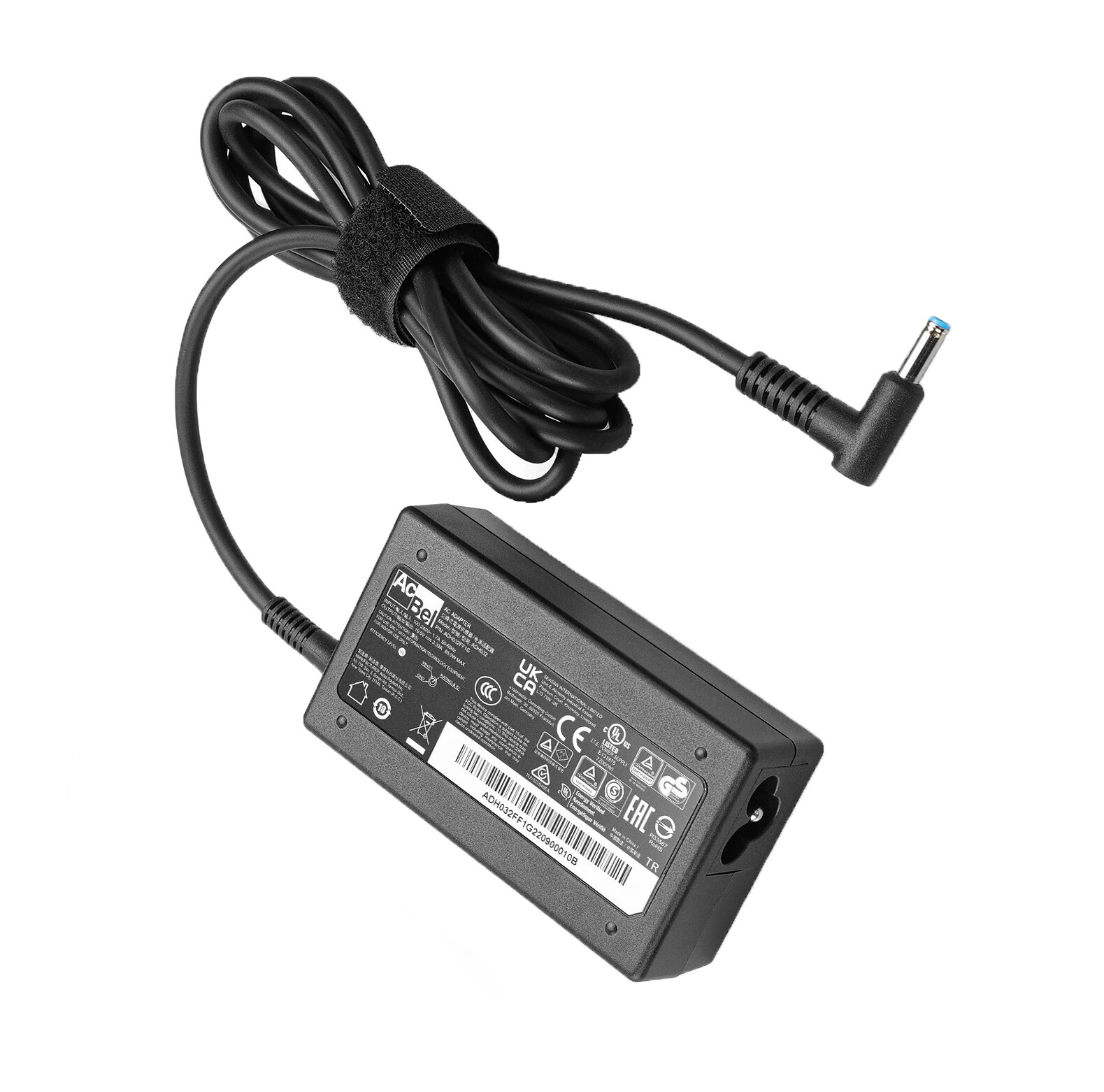 ACBEL 65W AC ADAPTER FOR HP COMPAQ ENVY 13-D007NA 4.5 X 3.0MM BLUE TIP ...