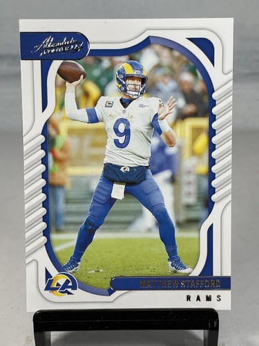 2022 Panini Absolute Matthew Stafford #34 Los Angeles Rams Football ...
