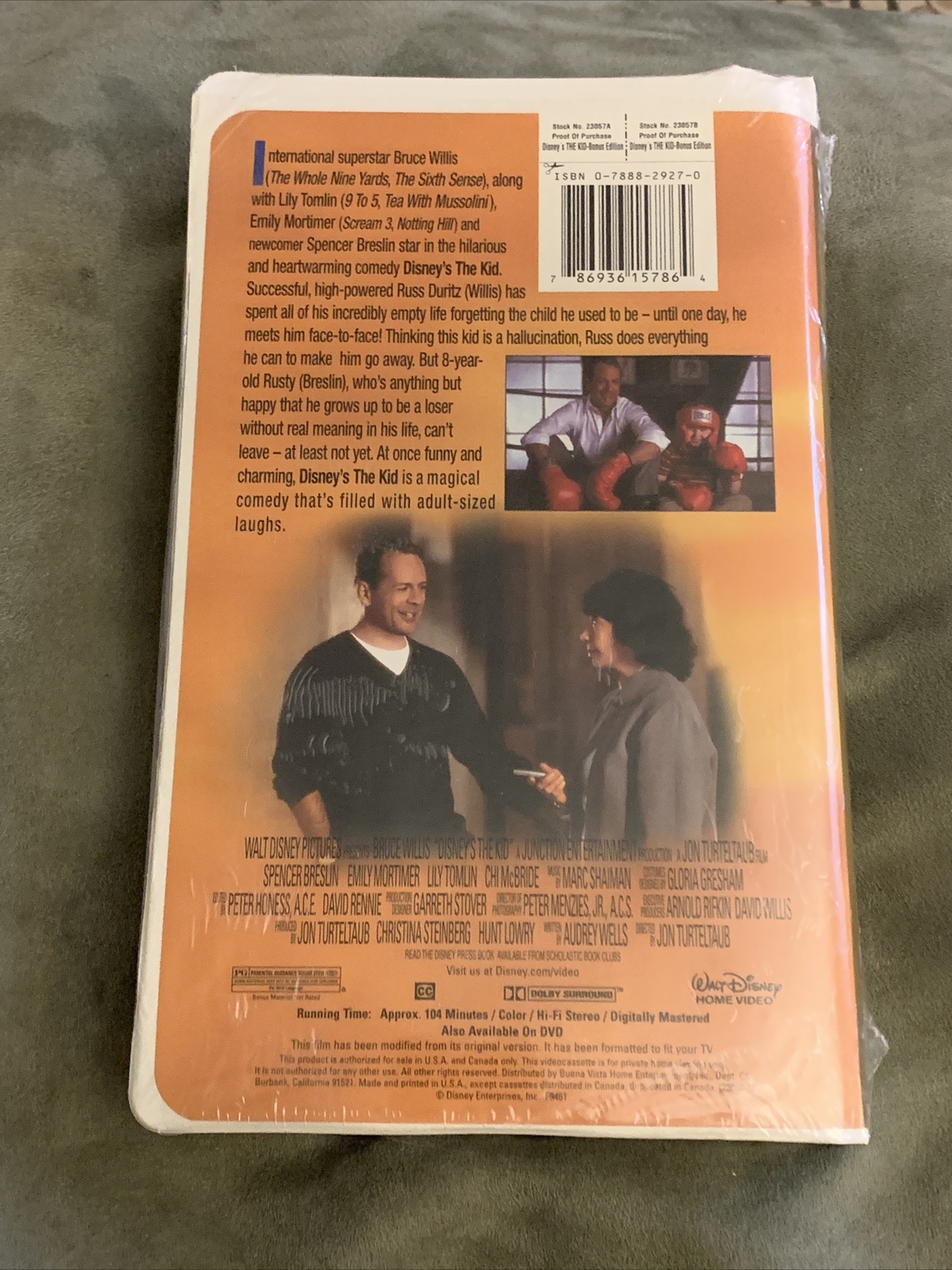 Disneys The Kid (VHS, 2001, Exclusive Video Bonus Edition) for sale ...
