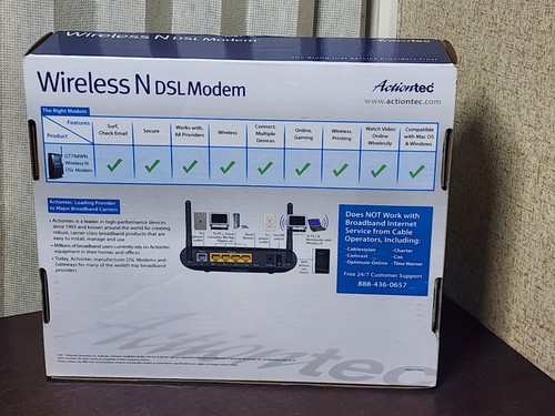 Actiontec GT784WN 4 Port 10/100 Wireless N Router for sale online | eBay