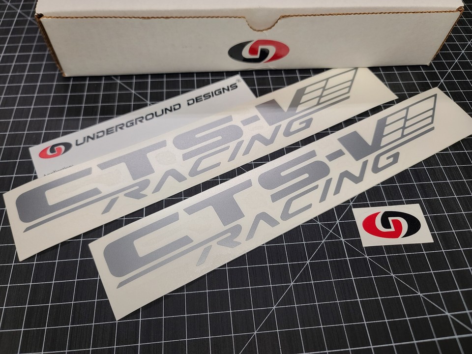 CTS-V Decals (2pk) Racing Fender Stickers For Supercharged Cadillac ...