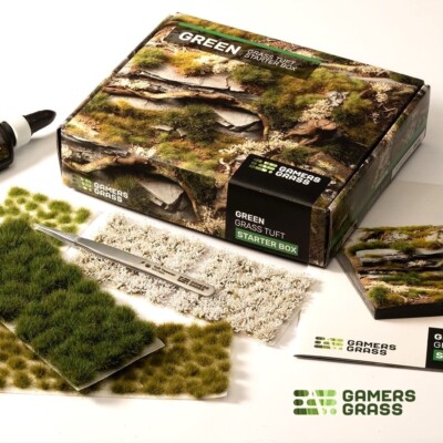 Gamer's Grass: GREEN GRASS - Tuft Starter Box - Tufts Basing Kit Set ...