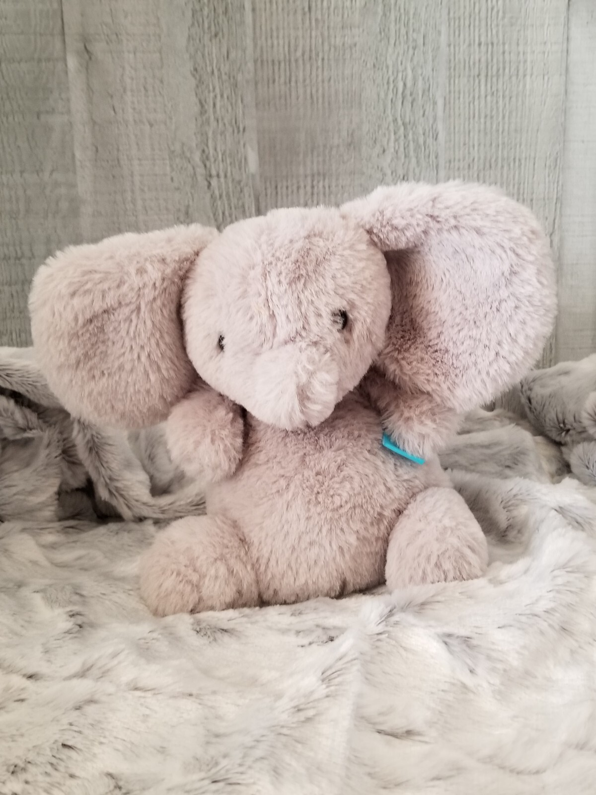 Manhattan Toy Company Petit Pomme Gray Grey Elephant 7" Soft Bean Plush | eBay