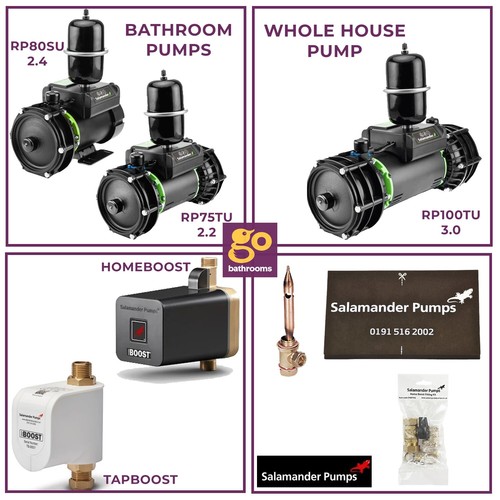 Salamander Gravity Boost Mains Fed Water Booster Pump to Increase Water ...