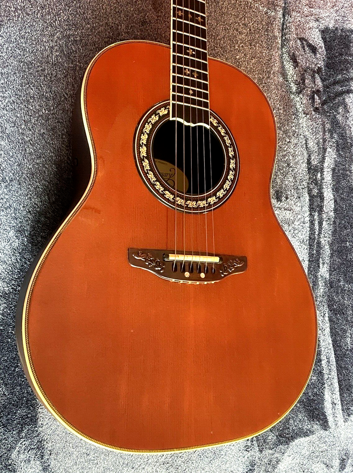 VINTAGE OVATION ACOUSTIC ELECTRIC GUITAR MODEL 1657-7 THE ANNIVERSARY ...
