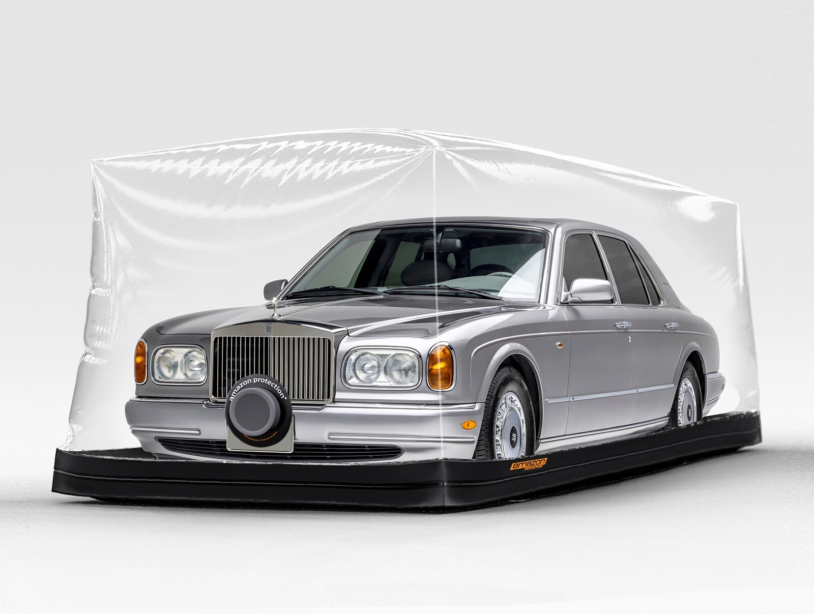 Amazon Protection Inflatable Capsule Car Bubble Cover Rolls Royce ...