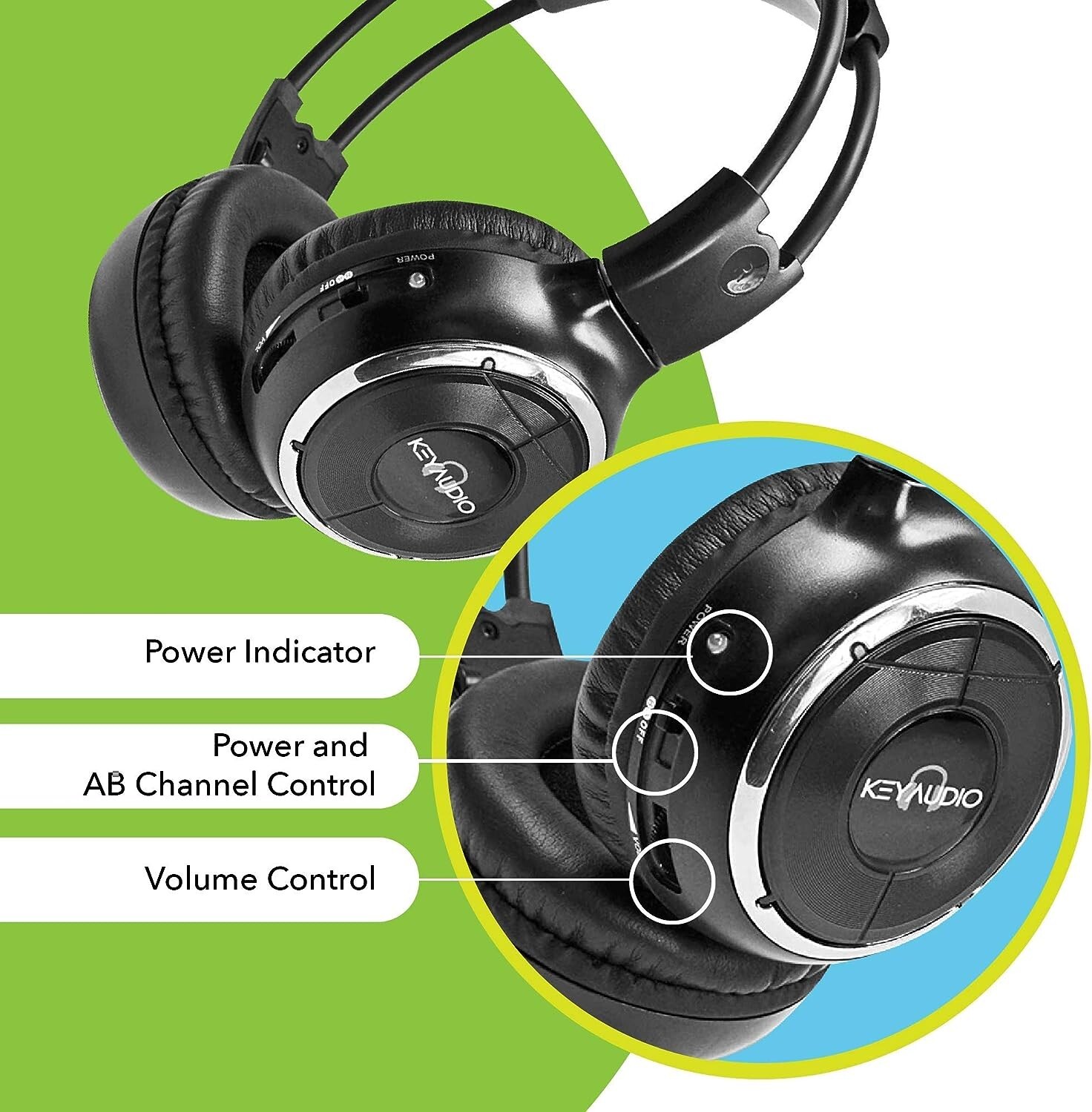 4 Wireless Headphones For Chevy Vehicles IR Rear TV DVD New Headsets ...